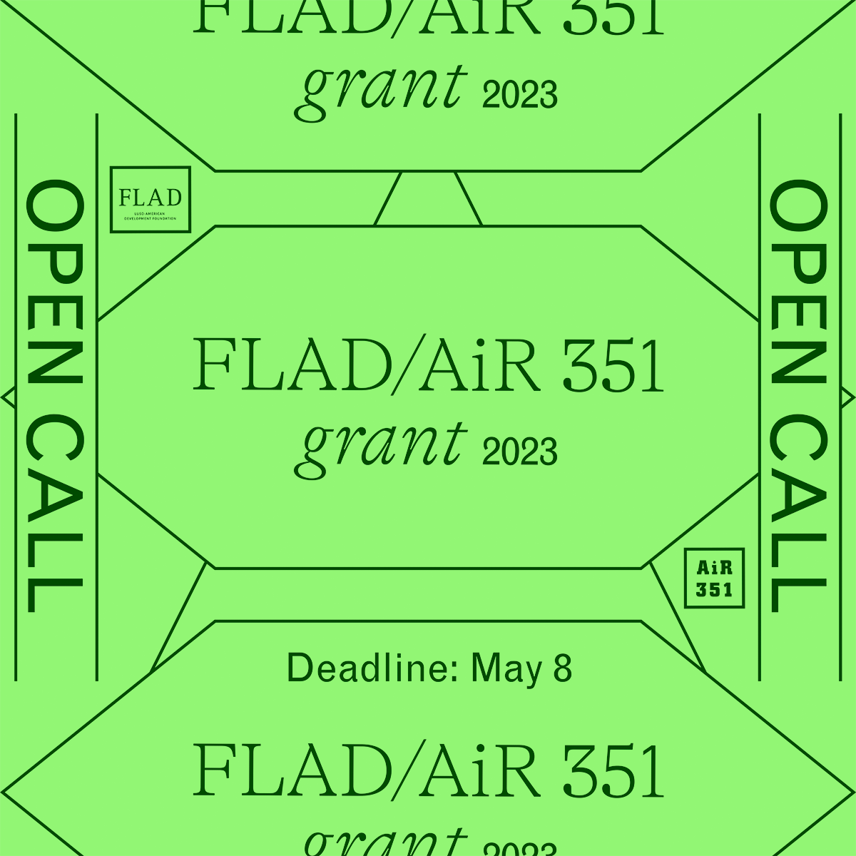 Candidaturas abertas: 5.ª Edição Bolsa FLAD / AiR 351 - FLAD
