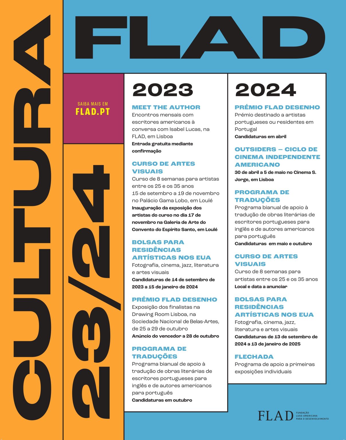 FLAD Art and Culture Calendar 2023/2024 - FLAD